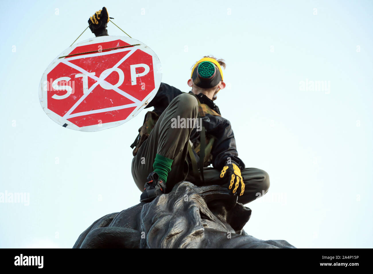 Extinction Rebellion October Rebellion in Trafalgar Square - London ...