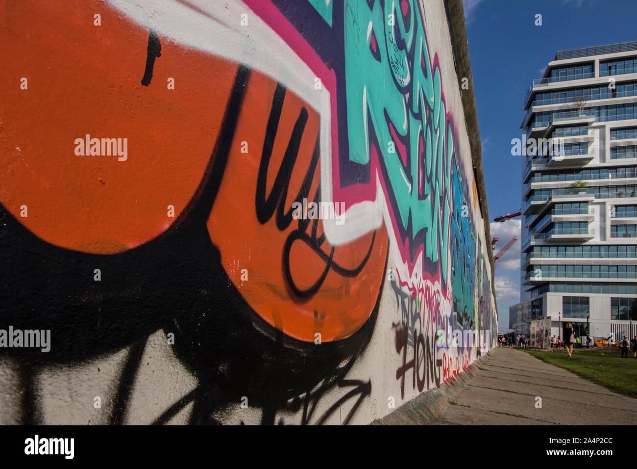 Berlin, est et Berlin ouest, mur de Berlin East galery Stock Photo - Alamy