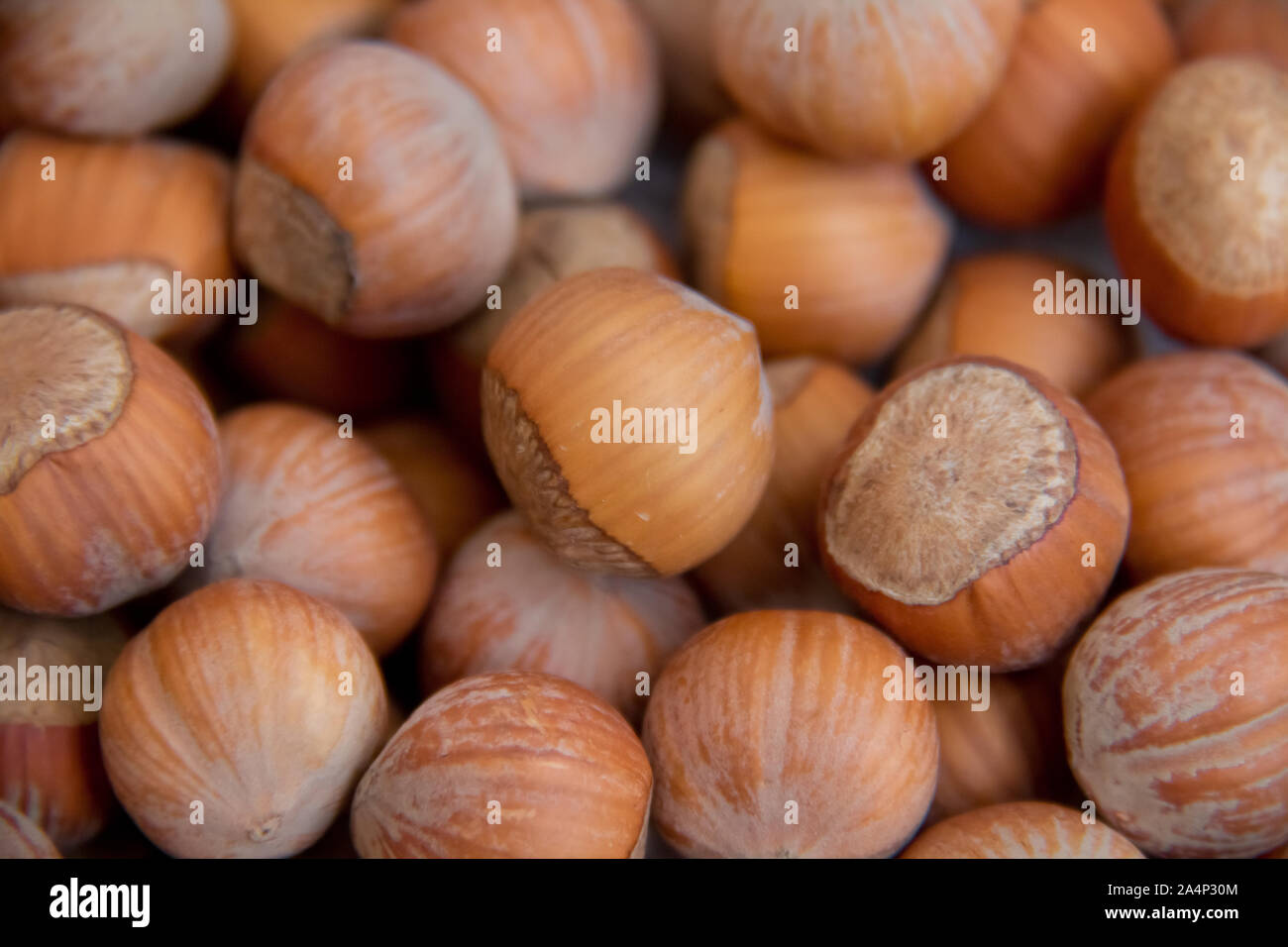 Food background. Hazelnuts texture. Top view . Hazelnut Nut Health ...