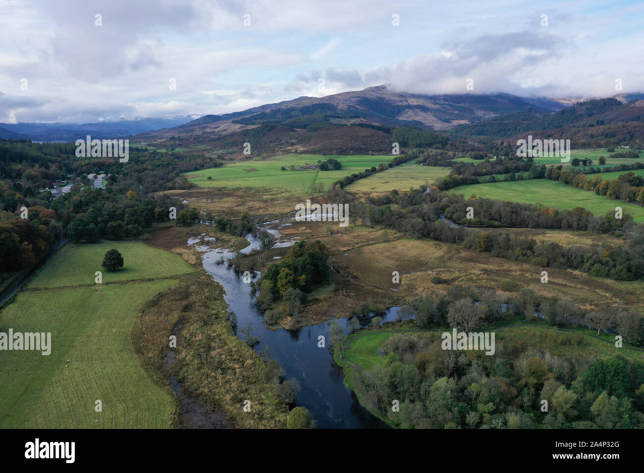 Drone view of river hi-res stock photography and images - Alamy