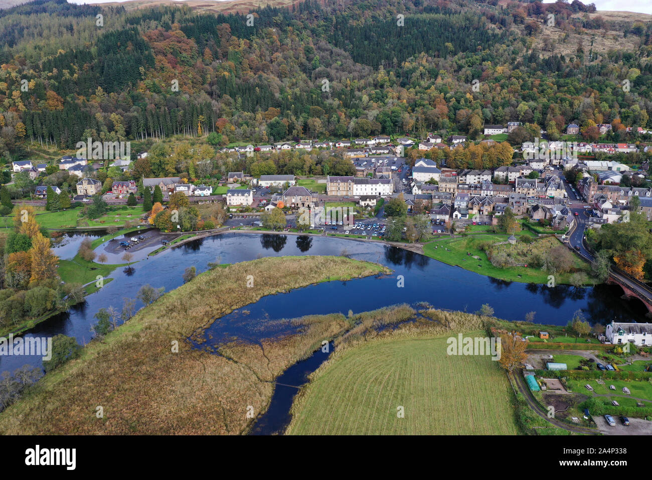 Callander aerial scotland hi-res stock photography and images - Alamy