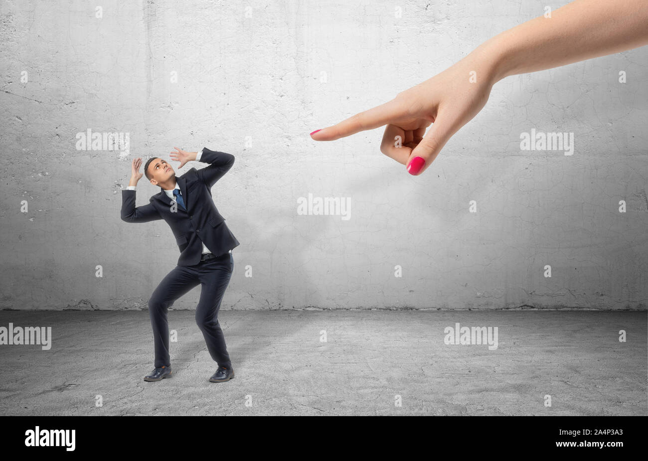 Desperate hand gesture hi-res stock photography and images - Alamy