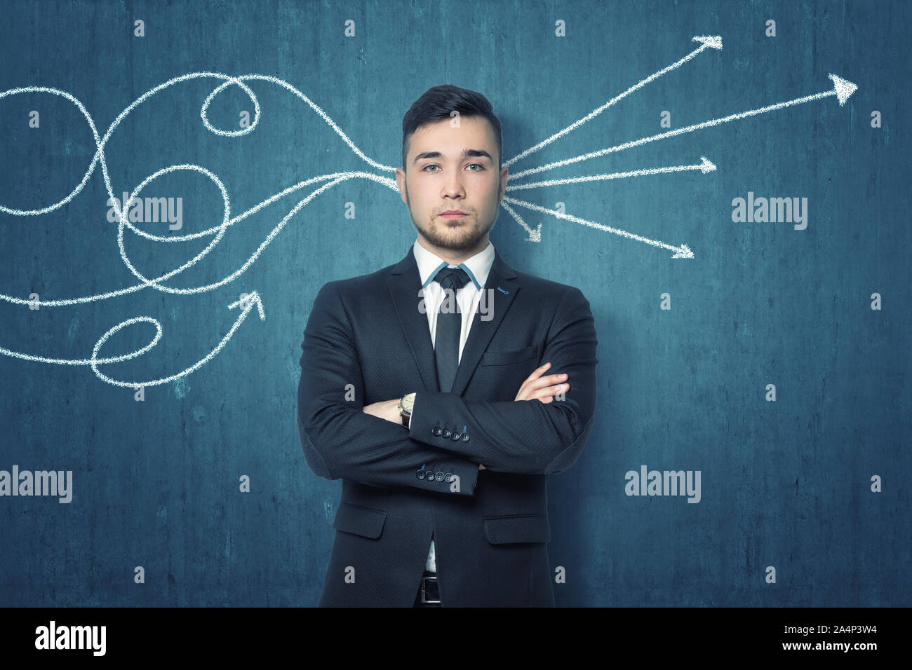 Arrow through head hi-res stock photography and images - Alamy