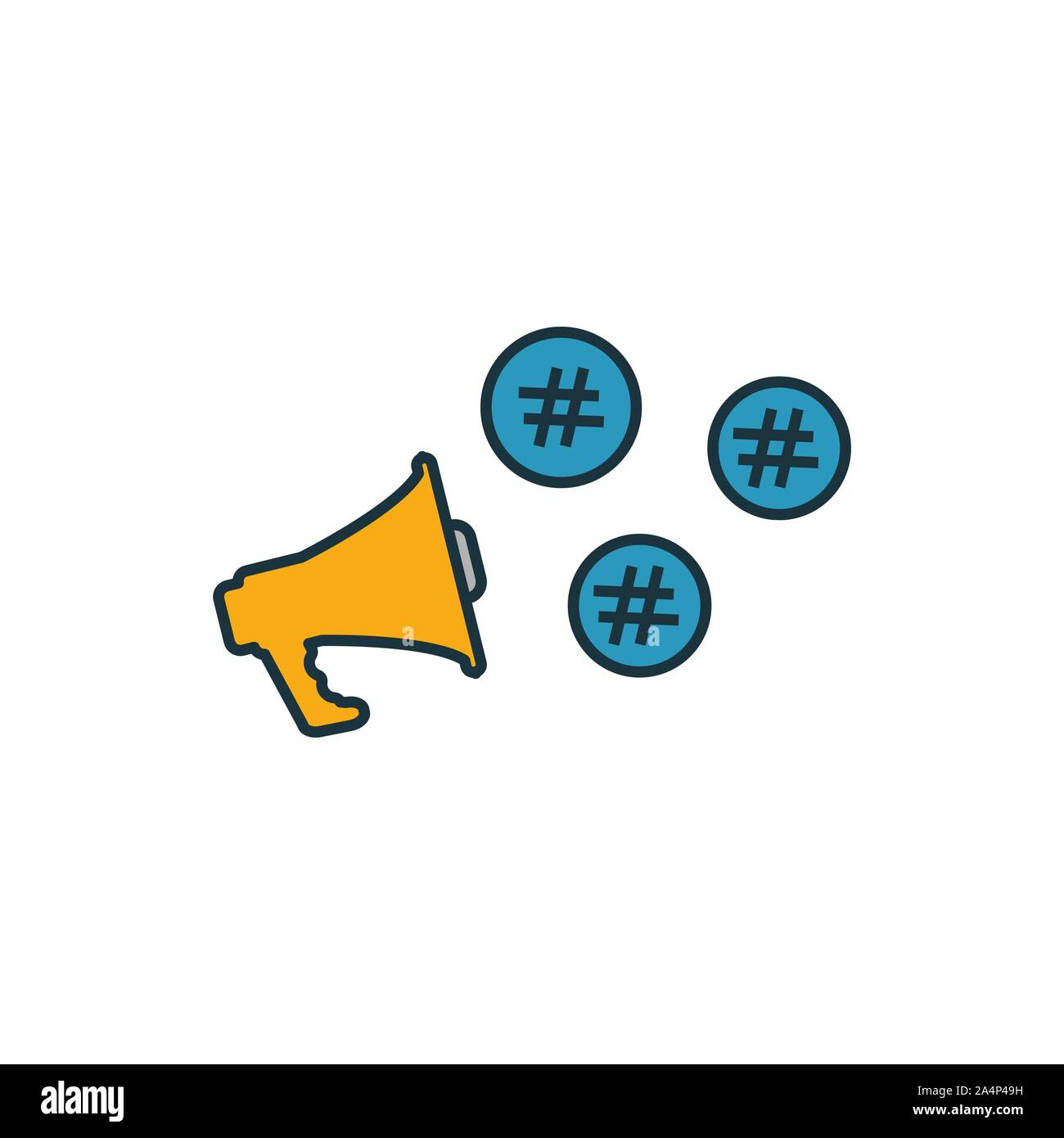 Social Content icon set. Four elements in diferent styles from content ...