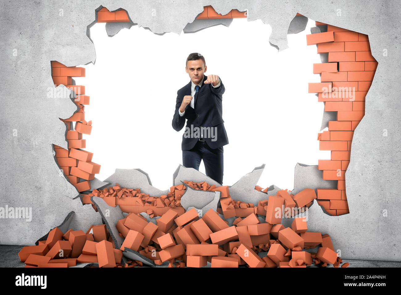 Crashed wall hi-res stock photography and images - Alamy