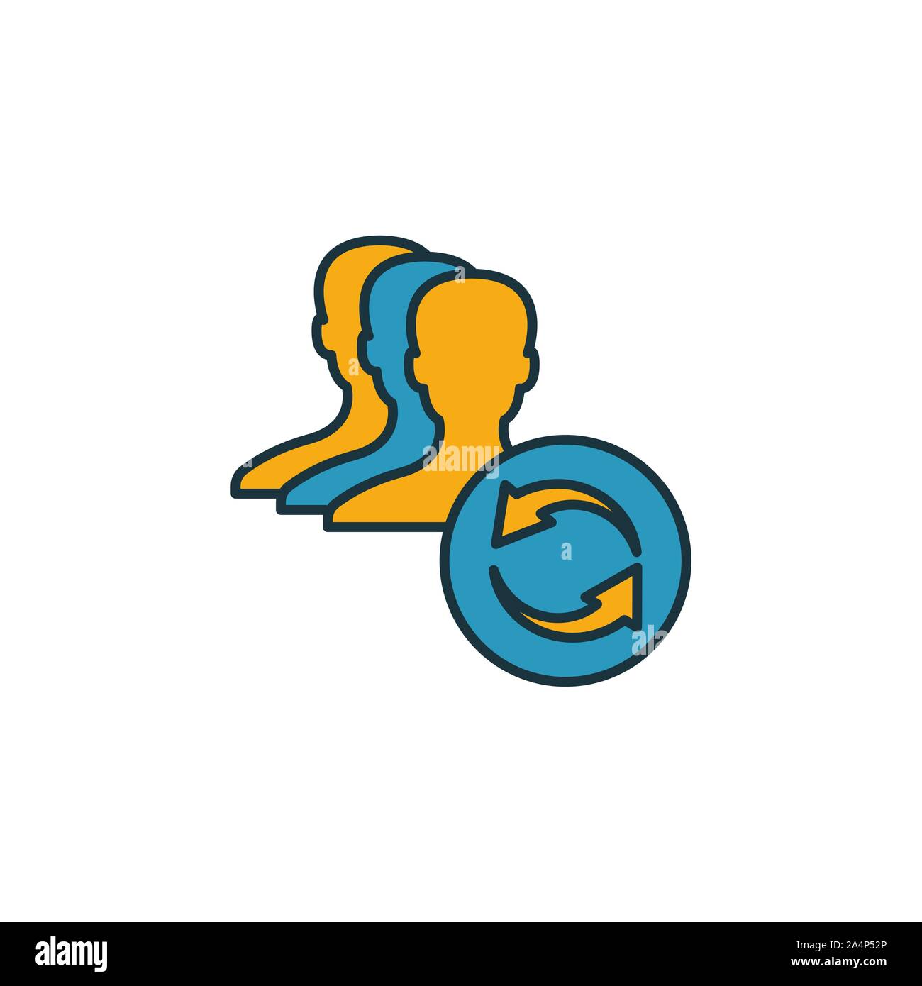 Repeat Buyers icon set. Four elements in diferent styles from content ...