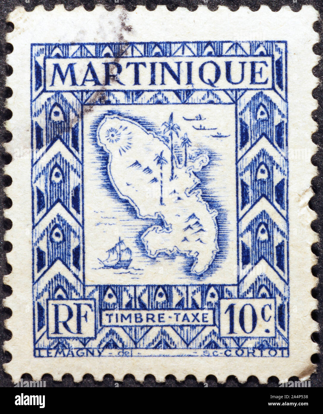 Map of martinique hi-res stock photography and images - Alamy