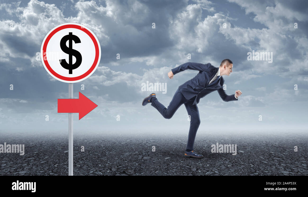 Determination road sign hi-res stock photography and images - Alamy