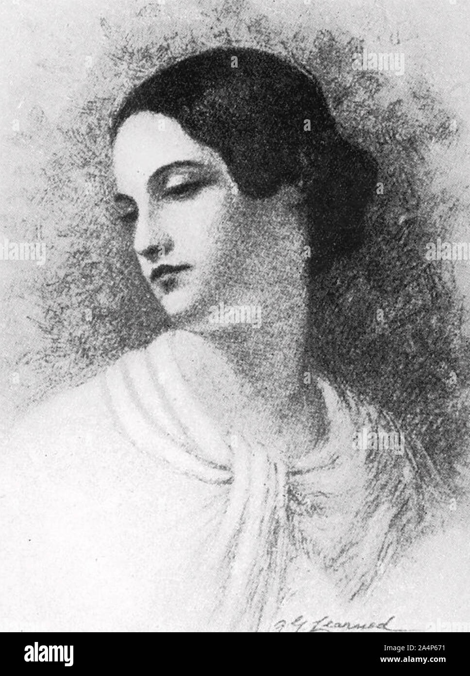 Virginia poe wife edgar allan poe hi-res stock photography and images ...