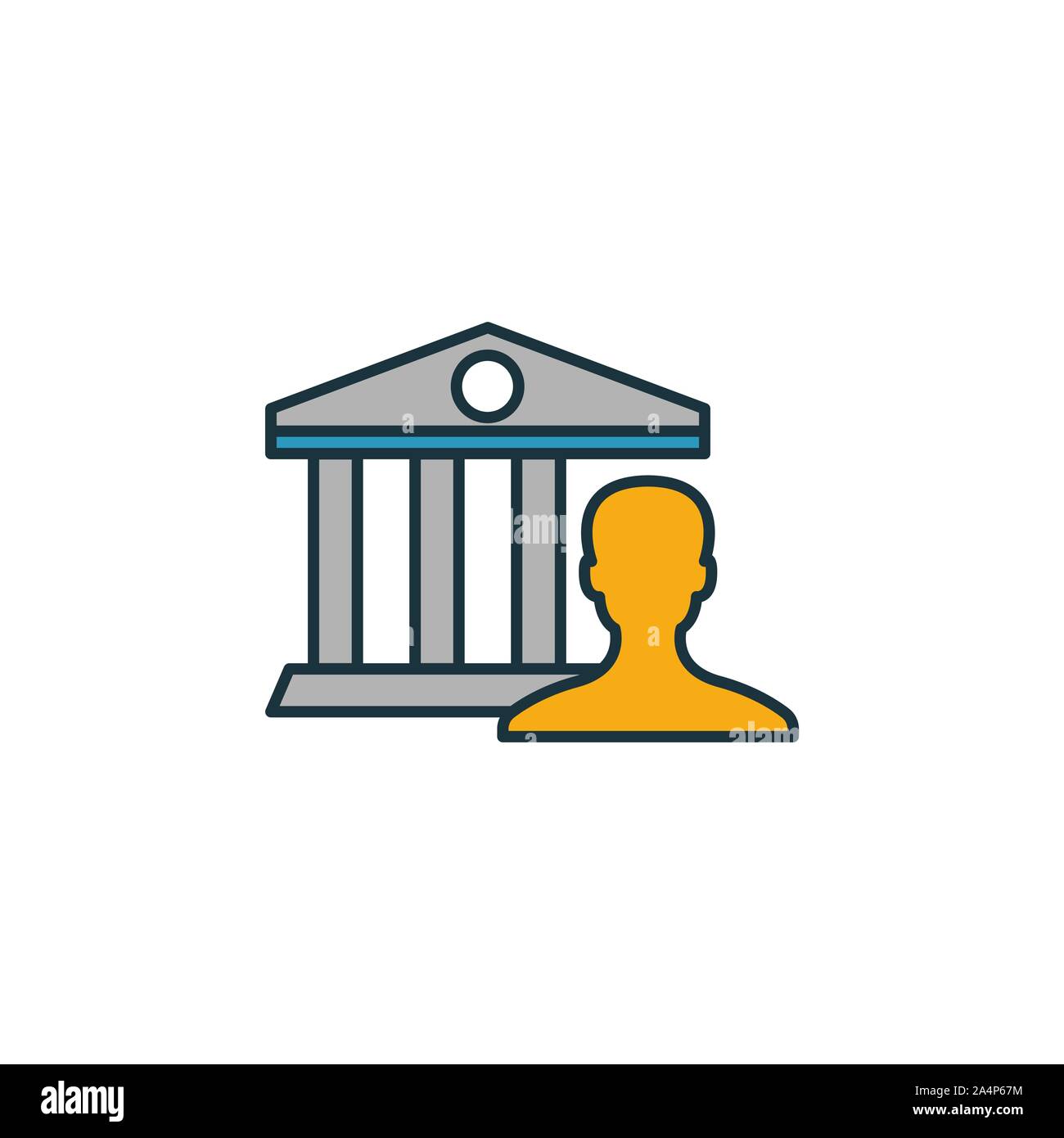 Authority icon set. Four elements in diferent styles from content icons ...