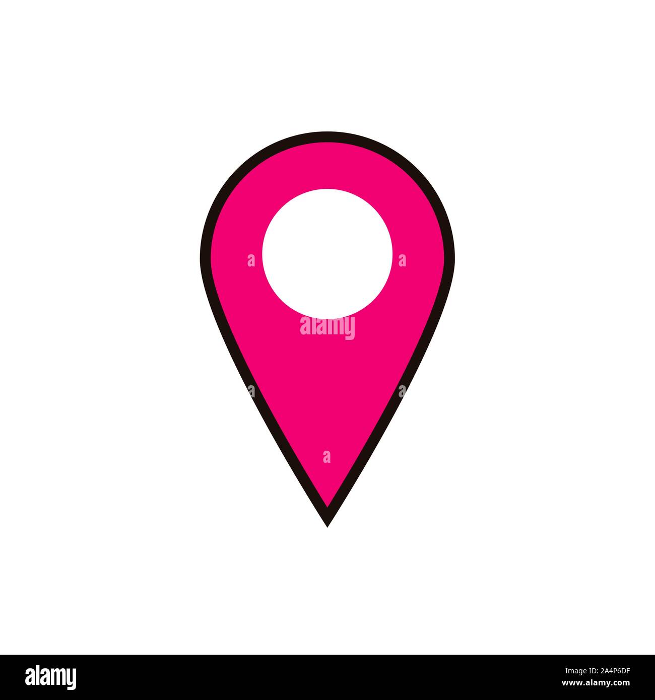 Gps mark design, travel navigation route road and location theme Vector ...