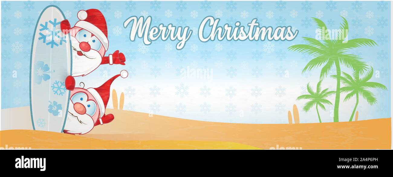 Fun on the beach vintage Stock Vector Images - Alamy