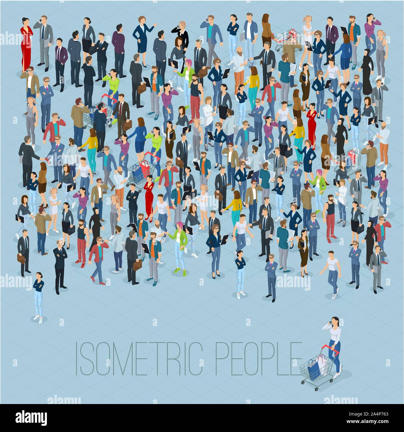 People crowd. Vector template Stock Vector Image & Art - Alamy