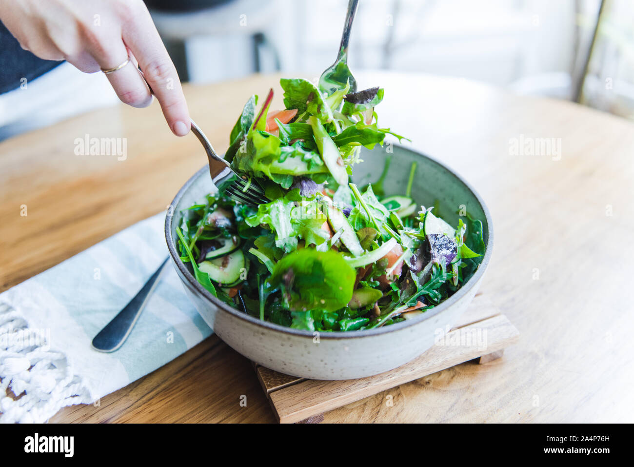 Preparing a Meal at home Stock Photo - Alamy