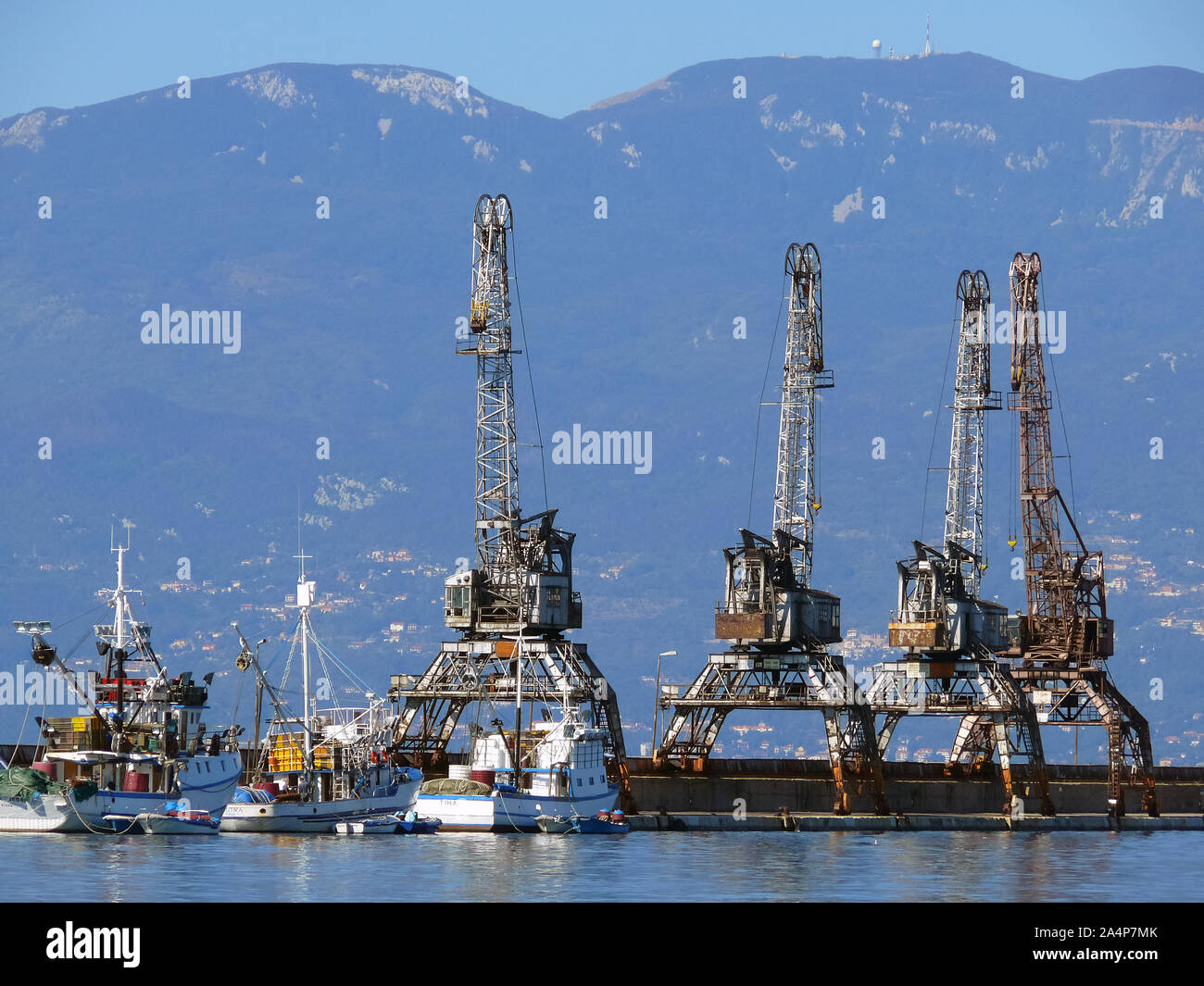 cargo port, Rijeka, (Fiume), Croatia, Europe Stock Photo - Alamy