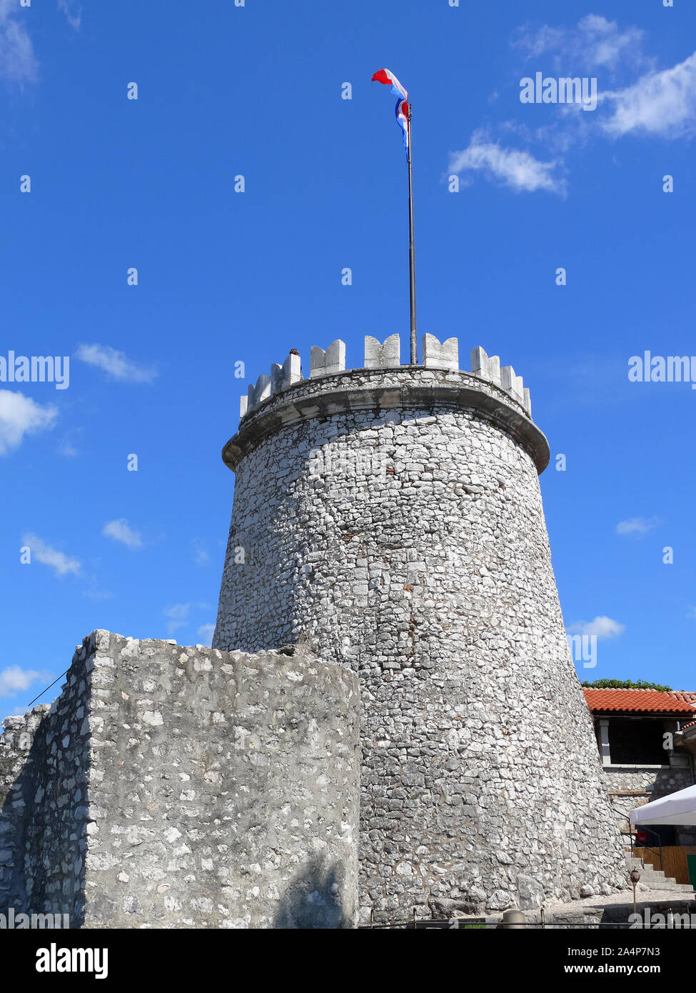 Trsat Castle, Gradina Trsat, Rijeka, (Fiume), Croatia, Europe Stock ...