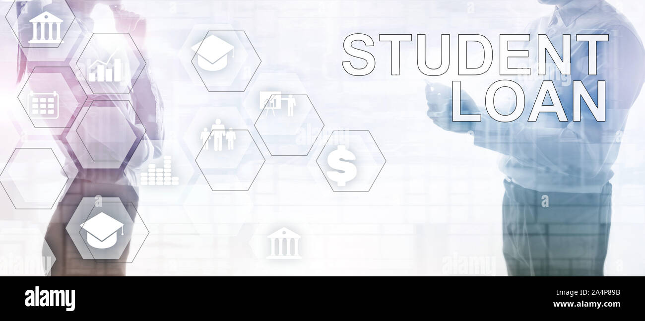 Education costs concept. Financial student background Stock Photo - Alamy