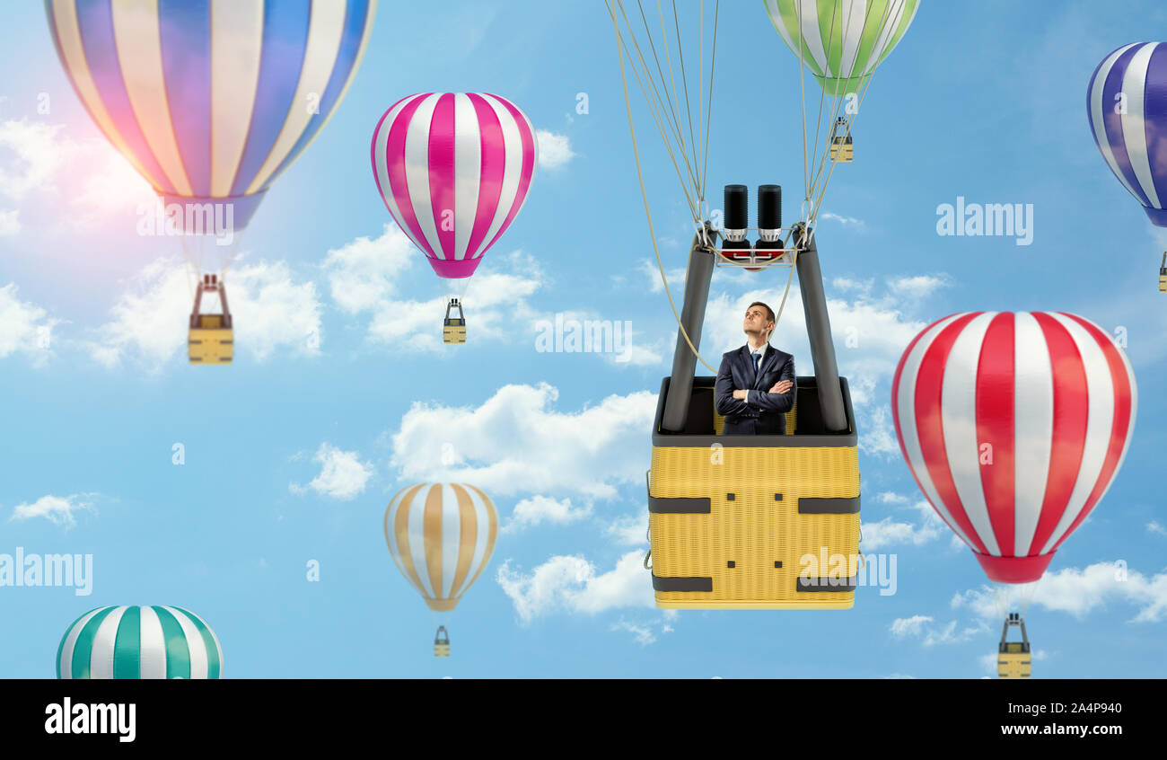 Man inside a balloon hi-res stock photography and images - Alamy