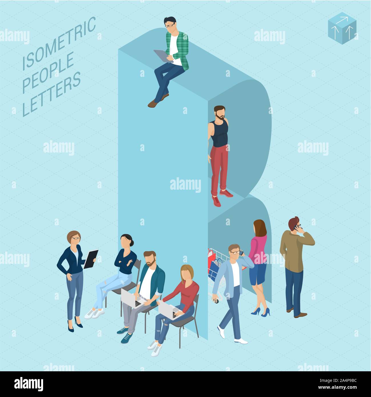 Back to front letters Stock Vector Images - Alamy