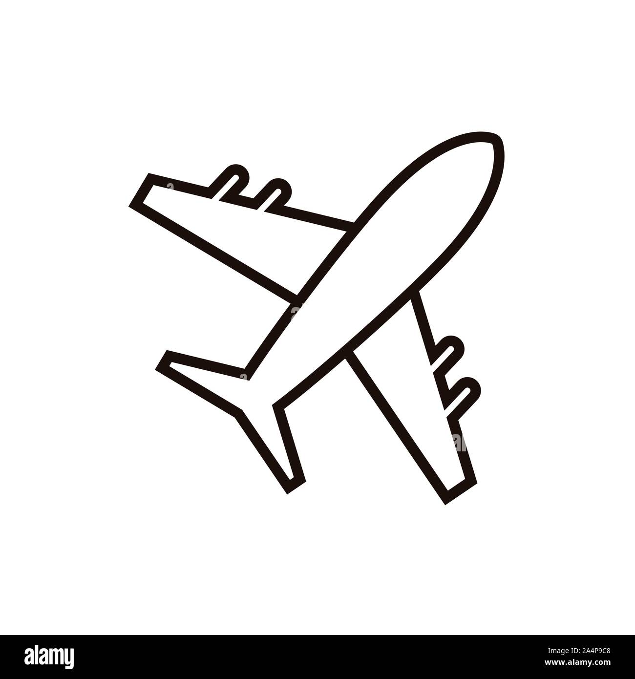 airplane icon design, transportation drive travel traffic speed road ...