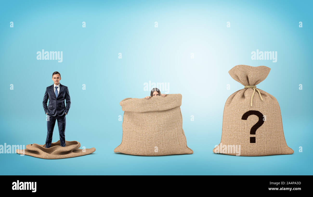 Burlap sack tied hi-res stock photography and images - Alamy