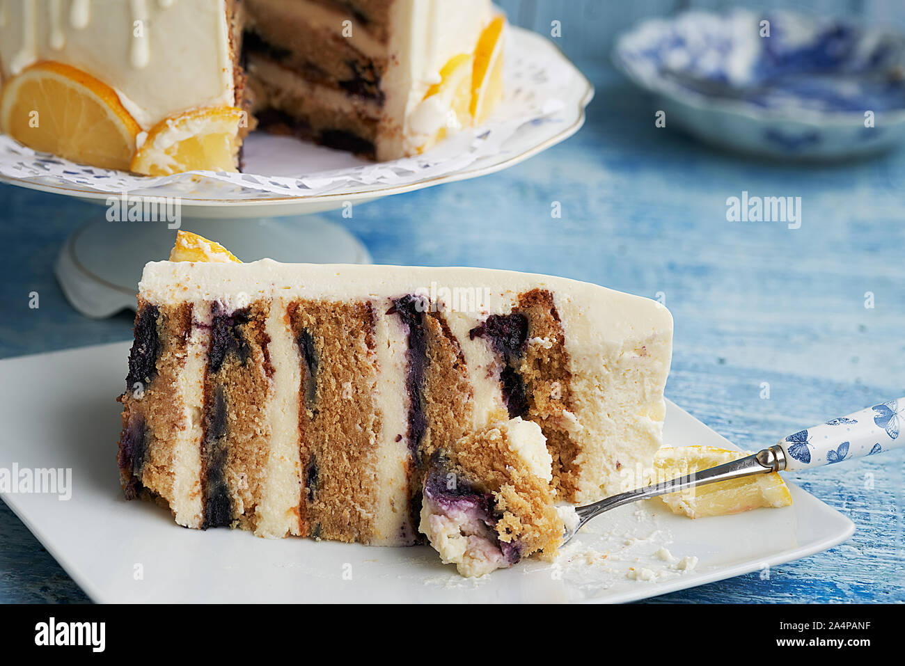 Red blue layer cake hi-res stock photography and images - Alamy