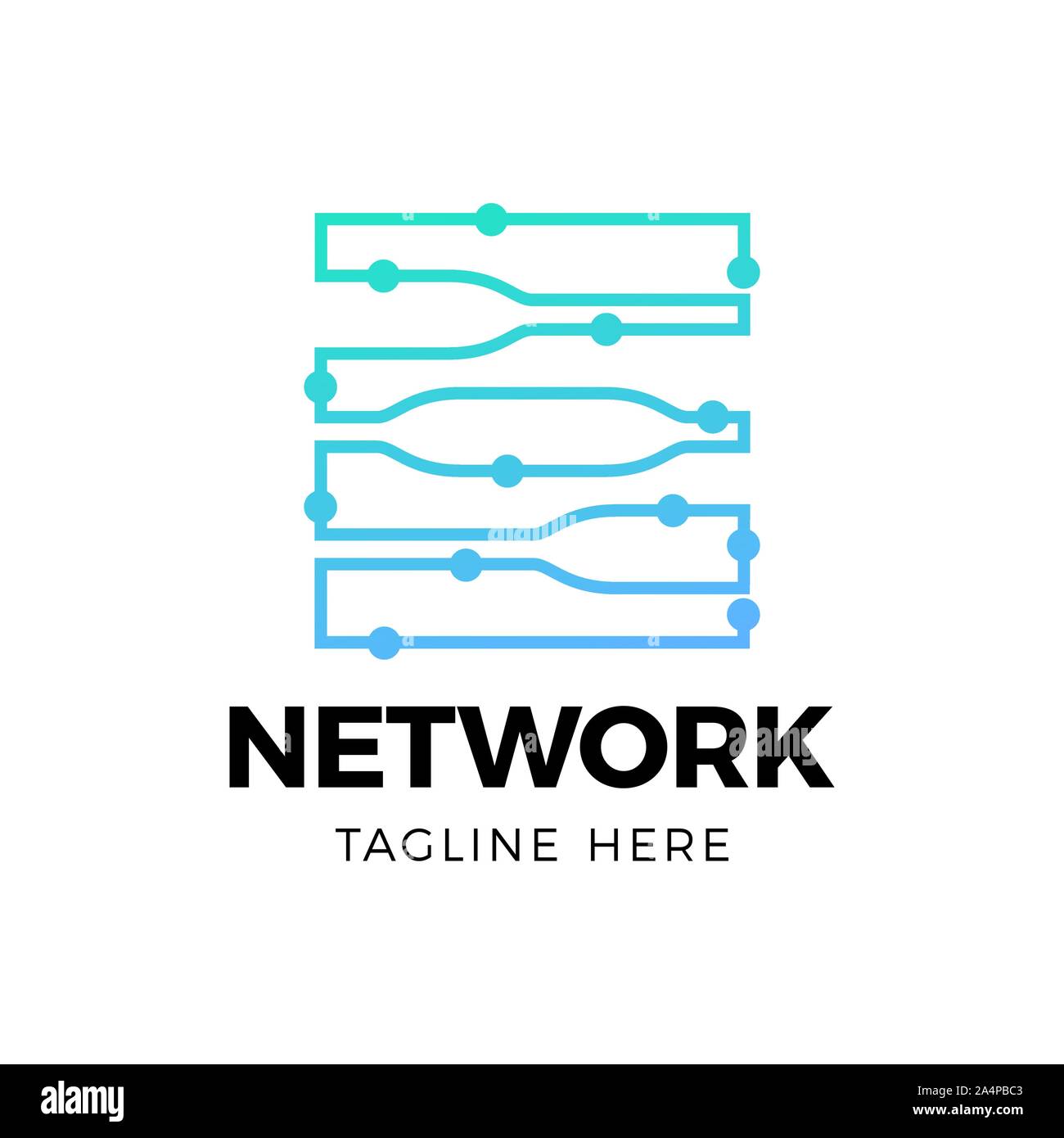 Digital network vector Block Chain Logo Technology Icon. Digital Vector ...