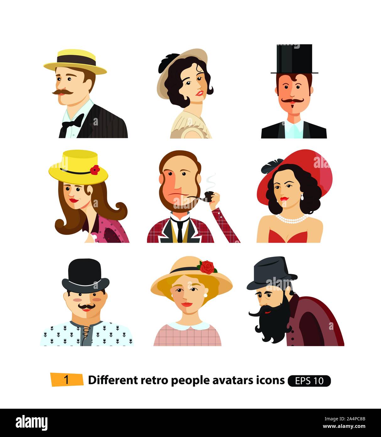 Retro Vector People