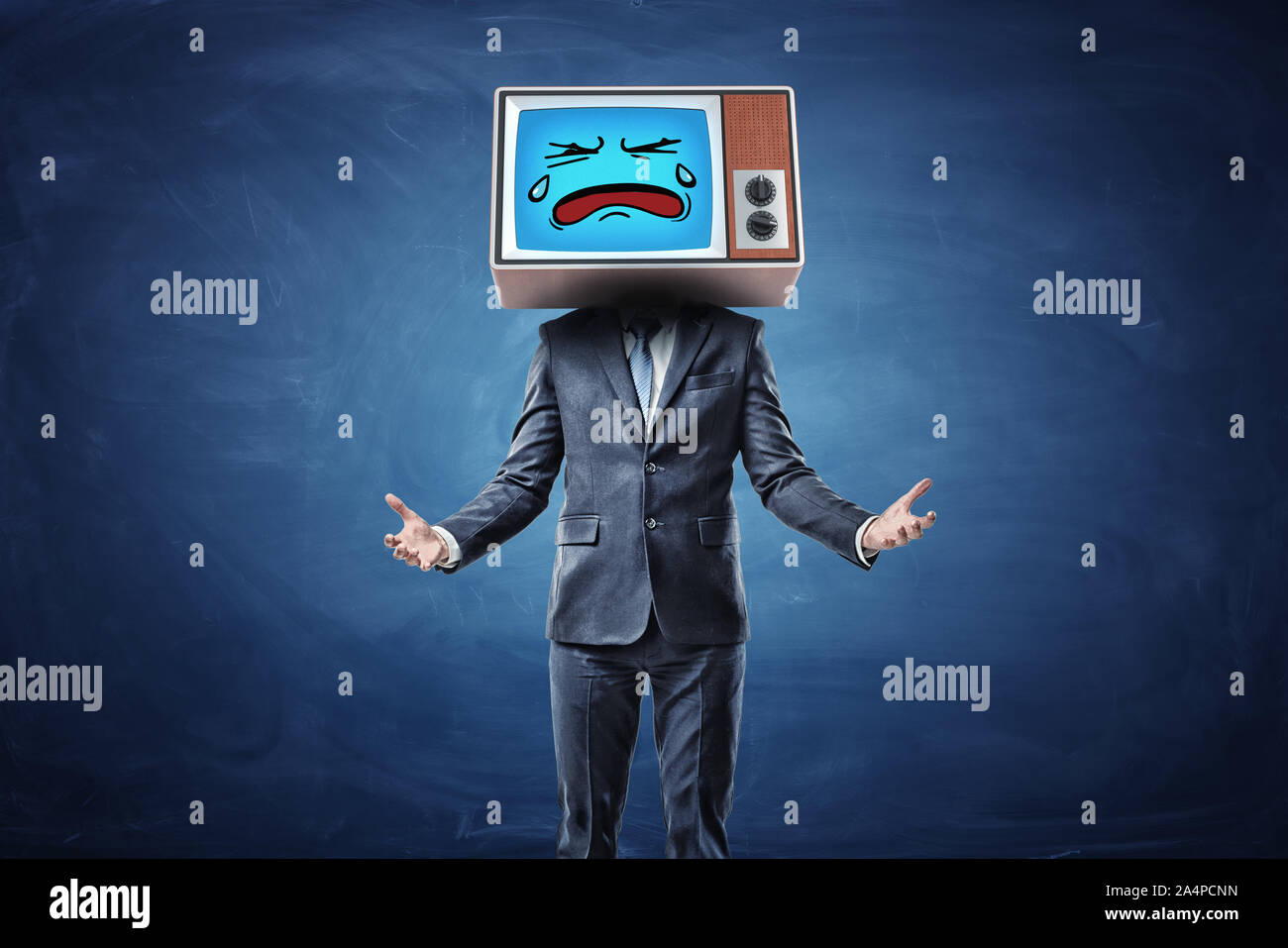 Man crying head in hands hi-res stock photography and images - Alamy