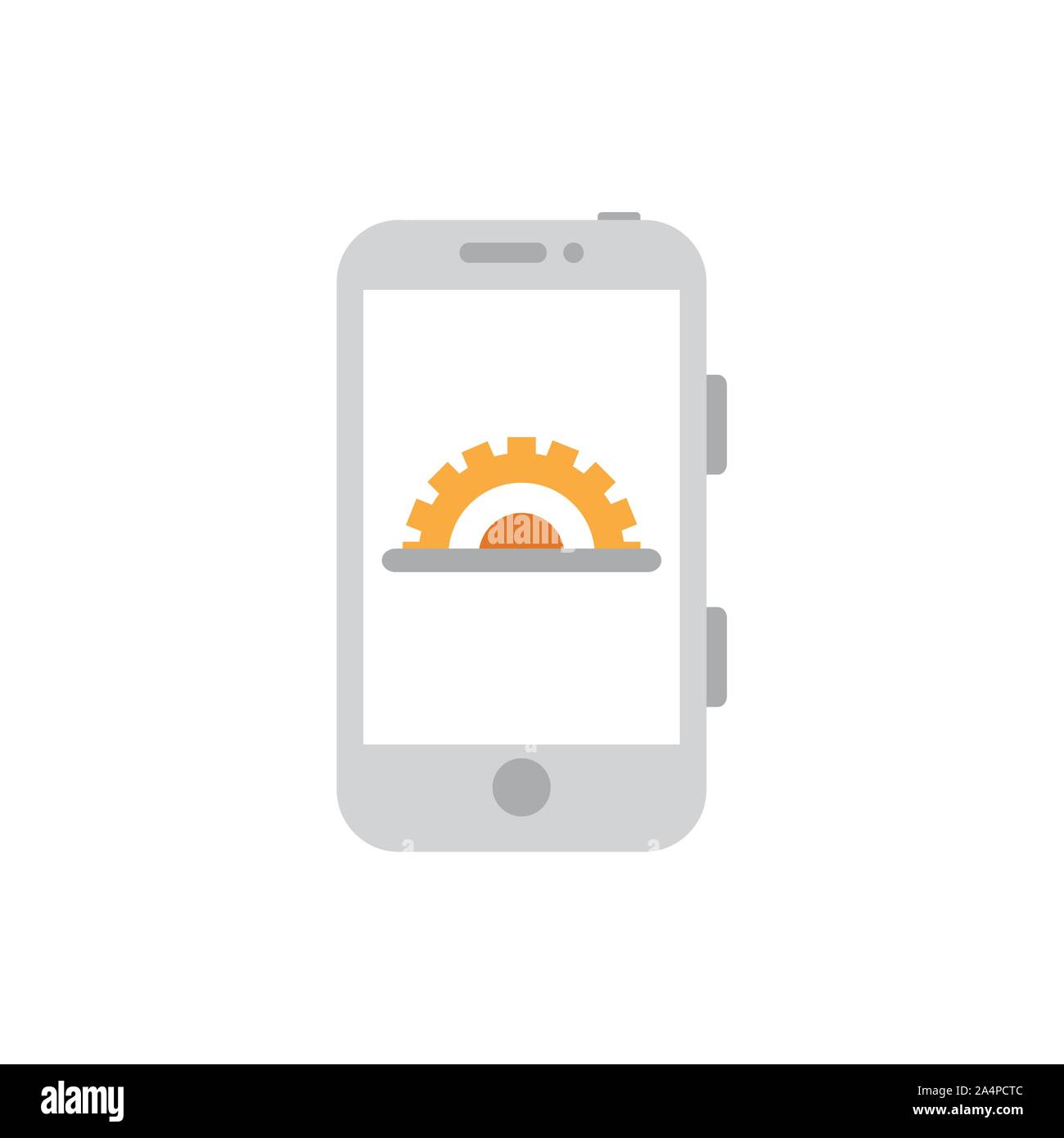 Smartphone icon design, Digital technology communication social media ...