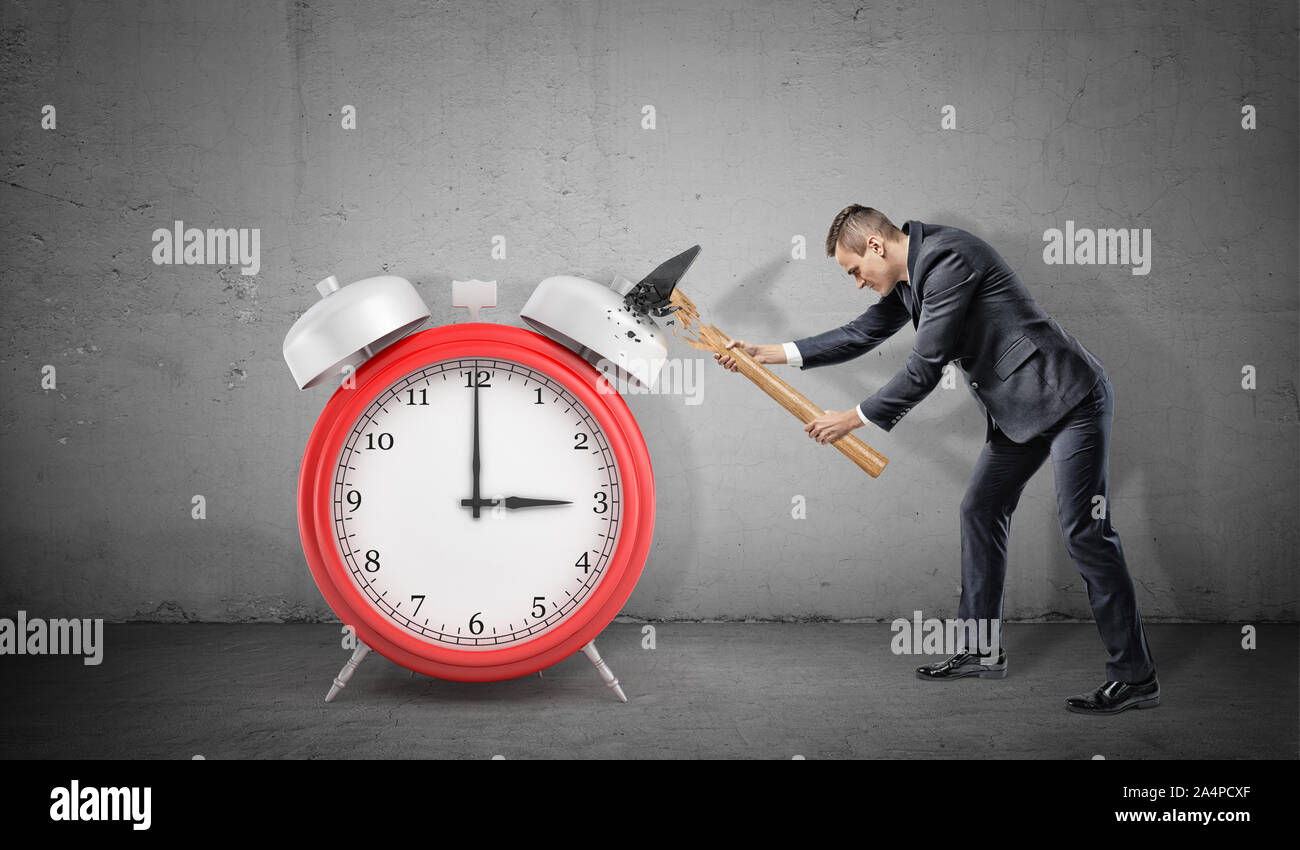 Work break clock hi-res stock photography and images - Alamy