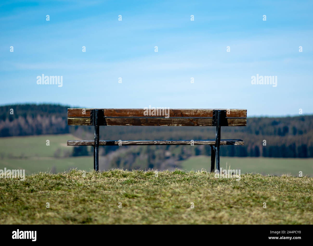 Bench view to hi-res stock photography and images - Alamy
