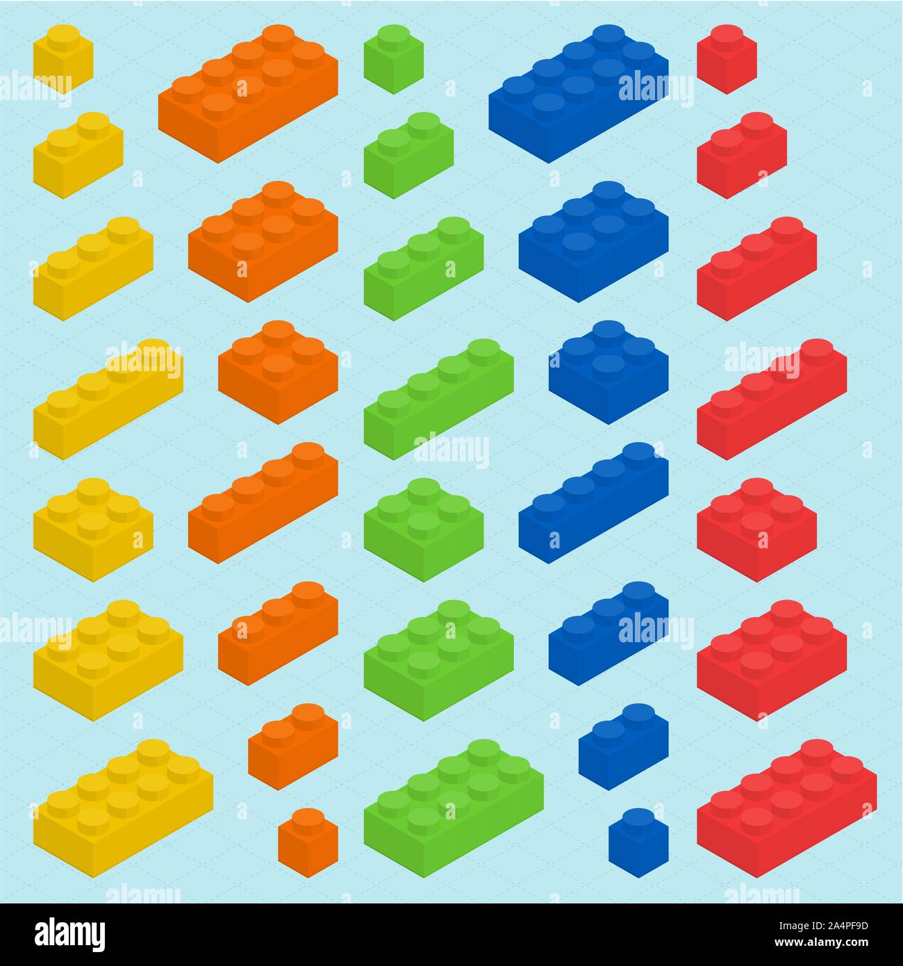 Plastic blocks set Stock Vector Image & Art - Alamy