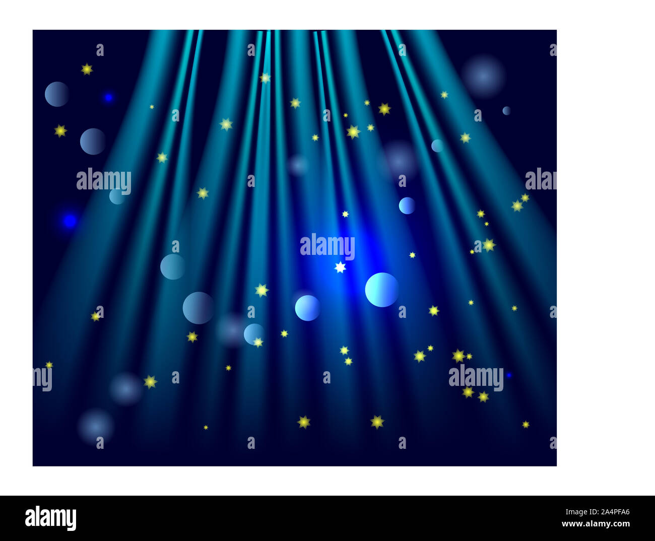Abstract magic light background. Blue holiday burst Stock Photo - Alamy