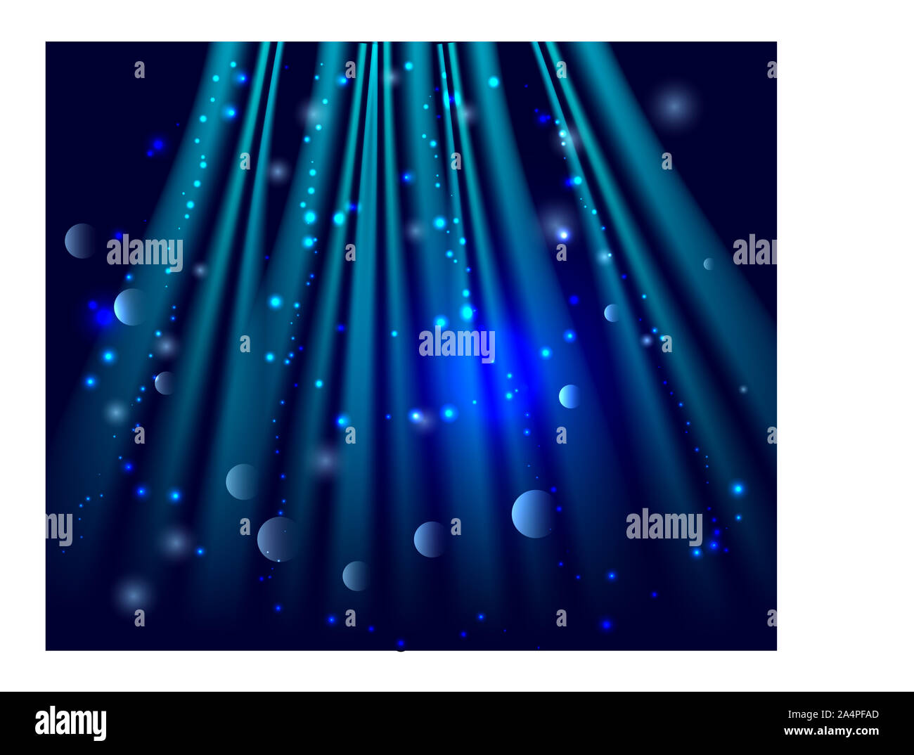 Abstract magic light background. Blue holiday burst Stock Photo - Alamy