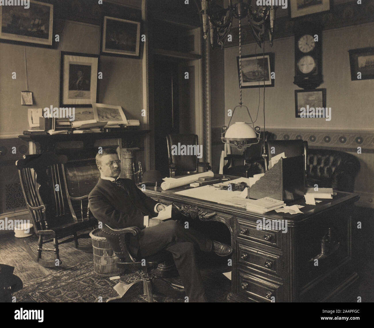 Theodore Roosevelt (1858-1919), 26th President of the United States ...