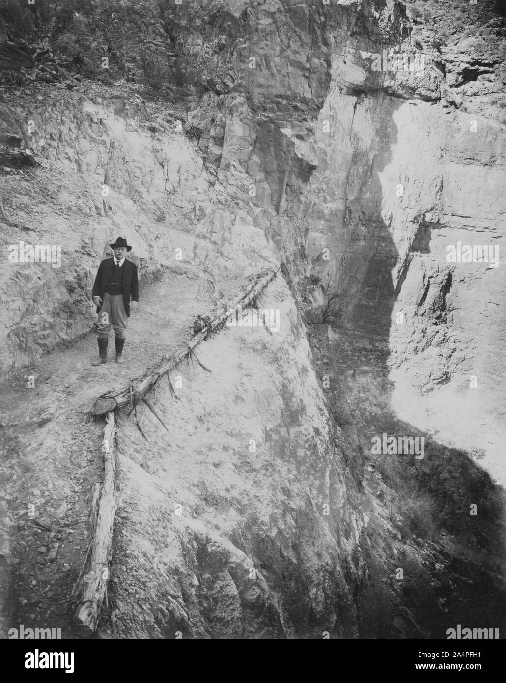 Ladder trail Black and White Stock Photos & Images - Alamy