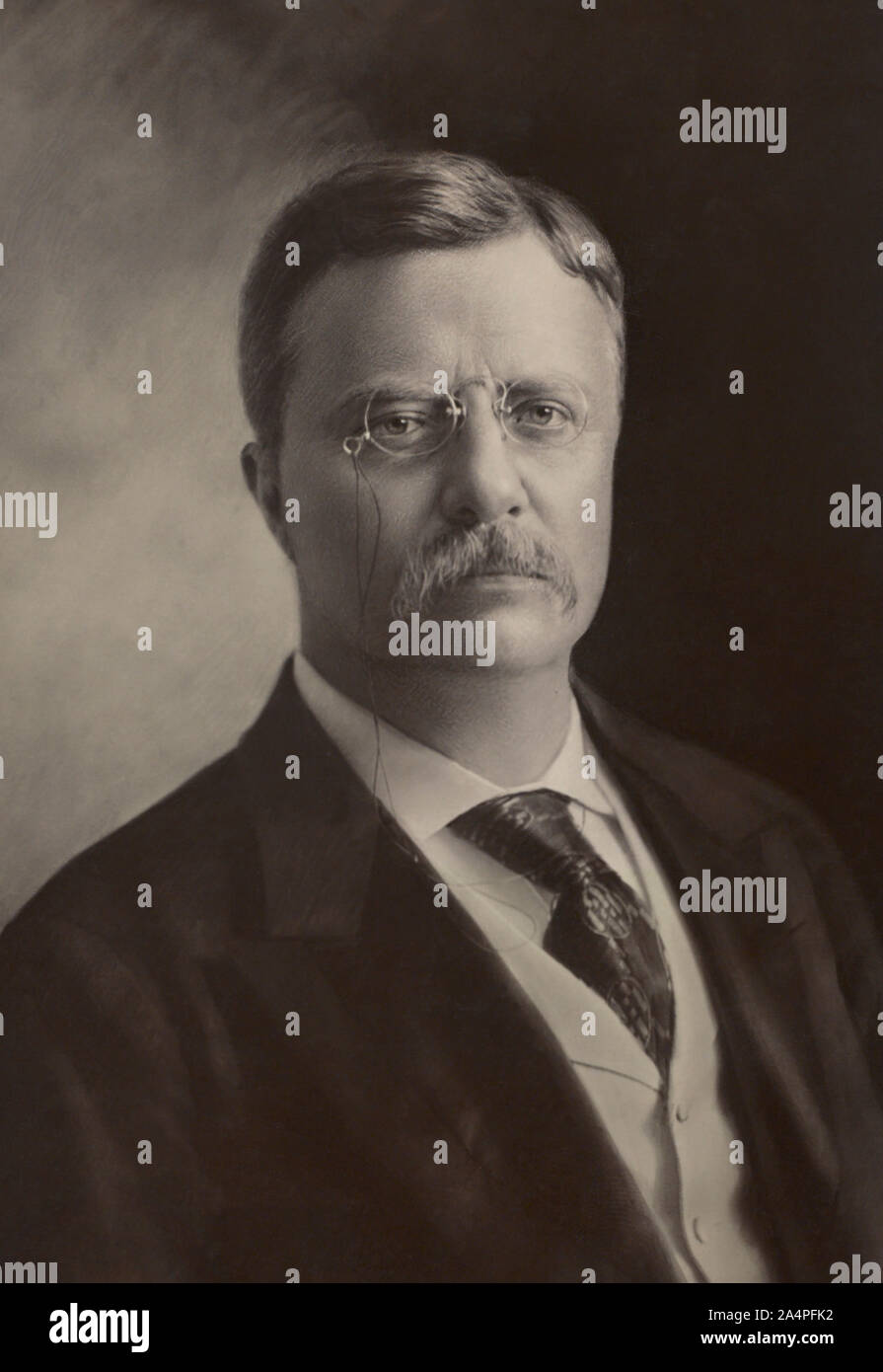 Theodore Roosevelt (1858-1919), 26th President of the United States ...