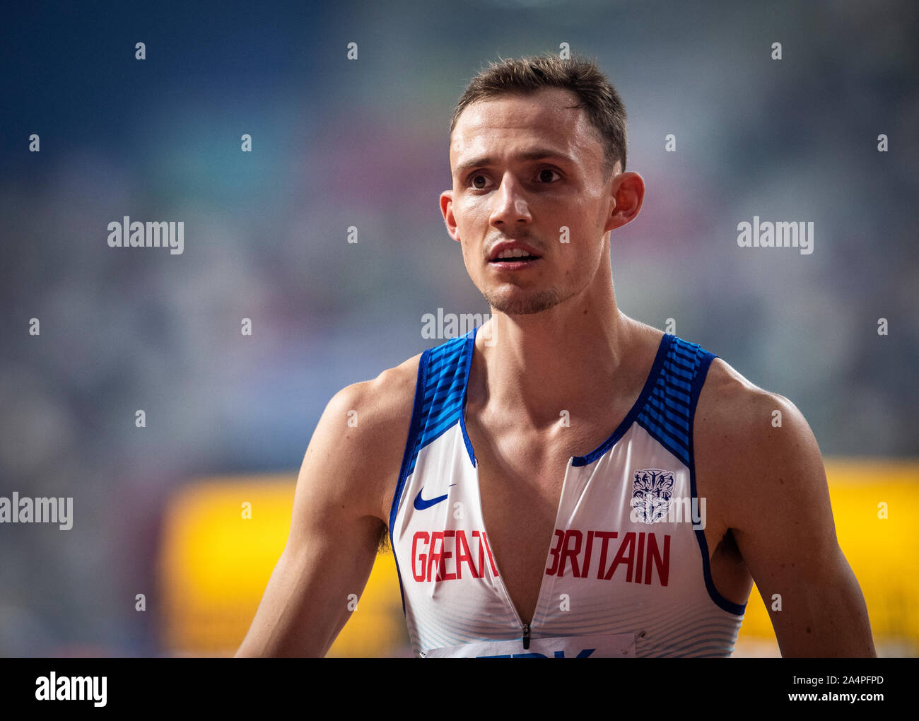 DOHA - QATAR SEPT 29: Jamie Webb of Great Britain & NI competing in the ...