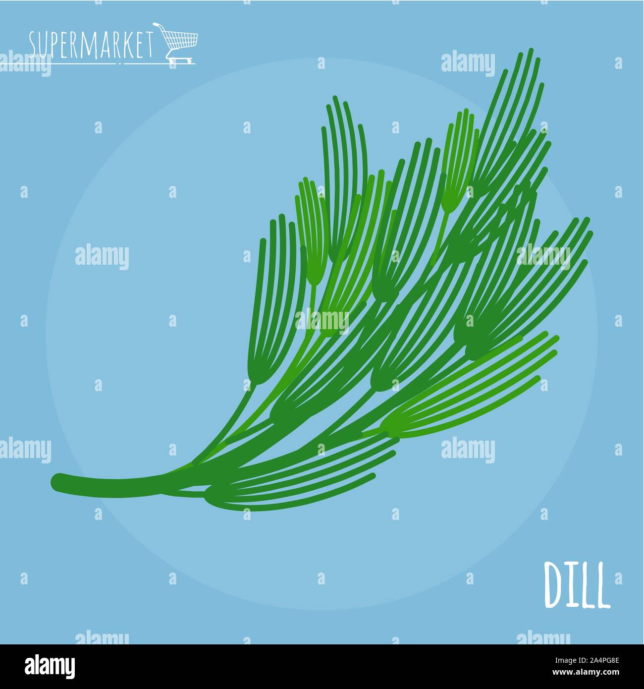 Dill decoration Stock Vector Images - Alamy