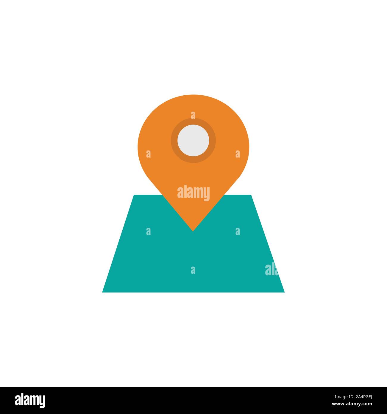 Gps mark design, travel navigation route road and location theme Vector ...