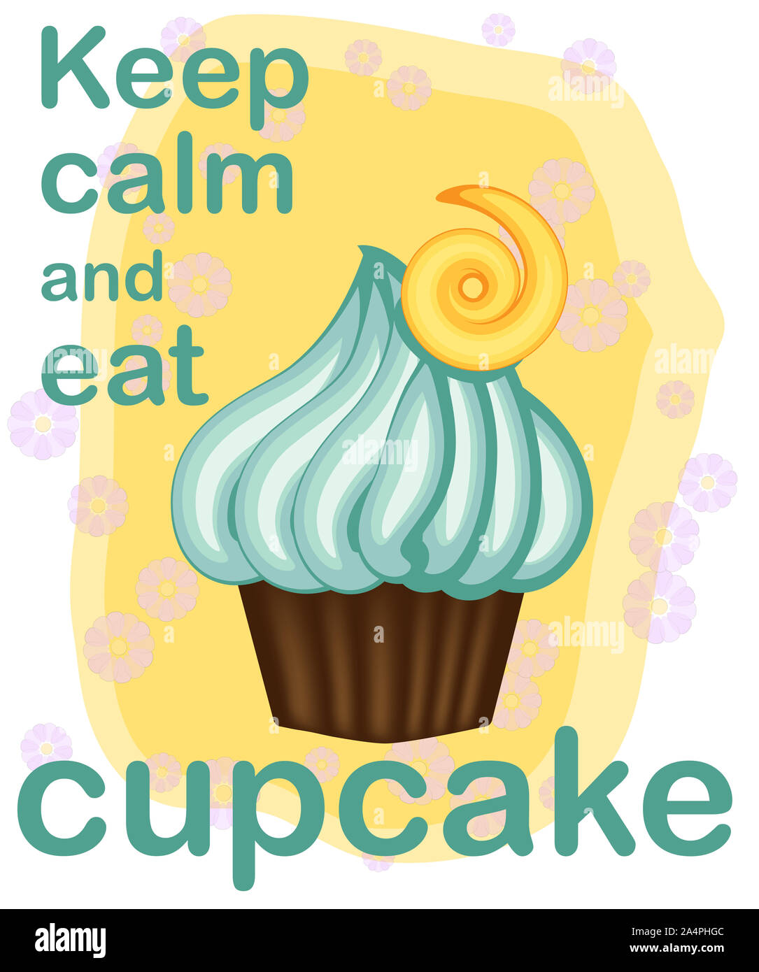 Keep Calm And Eat Cupcakes Poster
