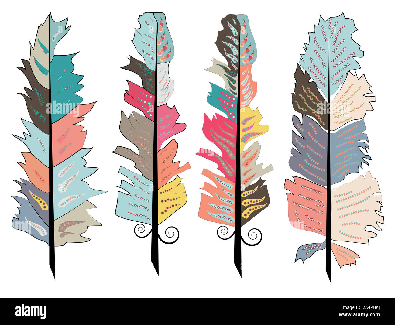 Native American Clipart Feathers