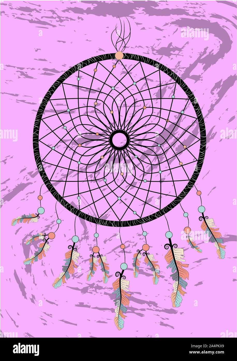 dream catcher boho native american indian talisman dreamcatcher ...