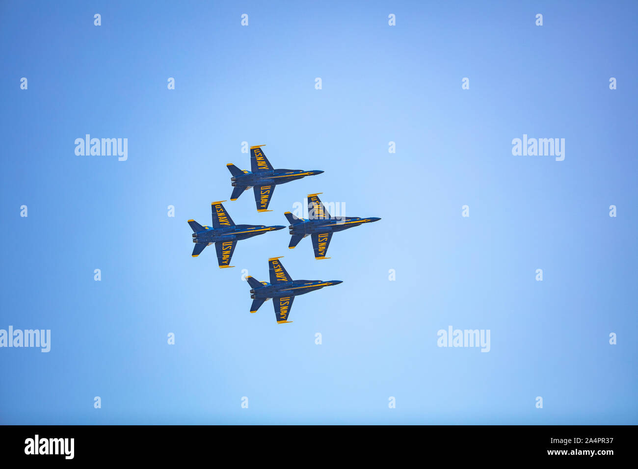 SAN DIEGO, CALIFORNIA- September 29, 2019: The Blue Angels ...