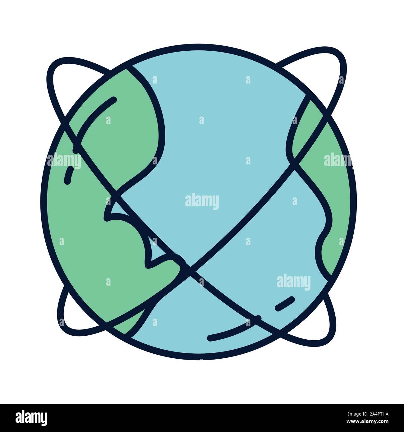 World sphere design, Planet continent earth world globe ocean and ...