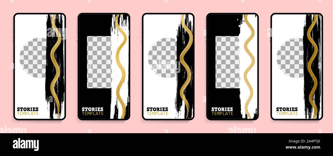 Business story card for web banner stories design Stock Vector Image ...