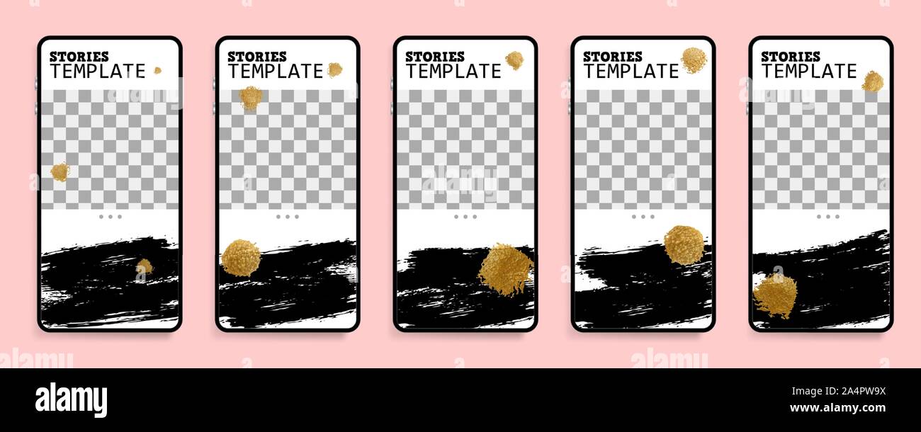 Business story card for web banner stories design Stock Vector Image ...