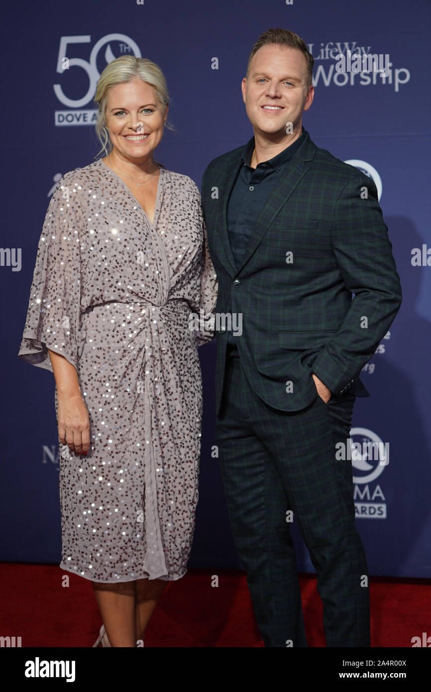 Nashville, Tennessee, USA. 15th Oct, 2019. CCM Artist Mathew West and ...