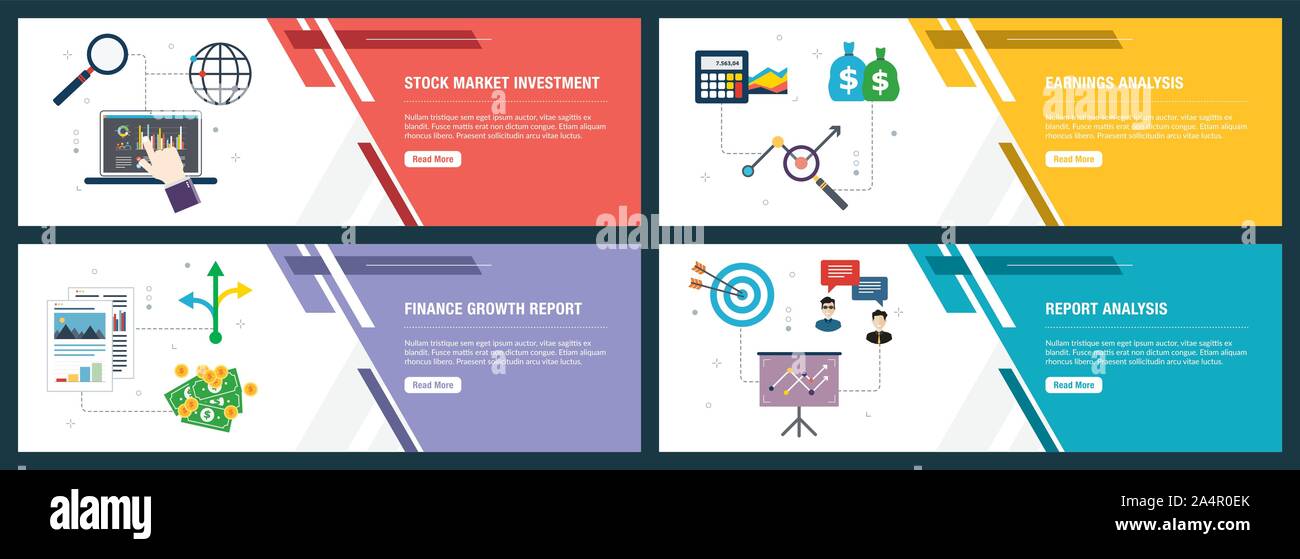 Stock market banners hi-res stock photography and images - Alamy